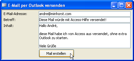Outlook: Mails - Access im Unternehmen
