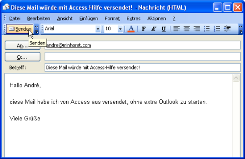 Outlook: Mails - Access im Unternehmen