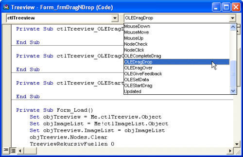Drag and Drop im Treeview-Steuerelement - Access im Unternehmen