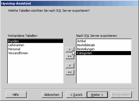 Die Microsoft Data Engine (MSDE) - Access im Unternehmen